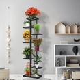 6 Tier Metal Plant Stand for Indoor Outdoor Flower Pot Display Planter ...