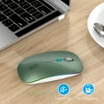 TENMOS Wireless Bluetooth Mouse, Rechargeable Silent Mouse, Dual Mode ...