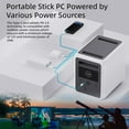 MeLE PCG02 Pro Fanless Mini PC Stick, N5105 8GB 256GB Windows 11 4K UHD ...