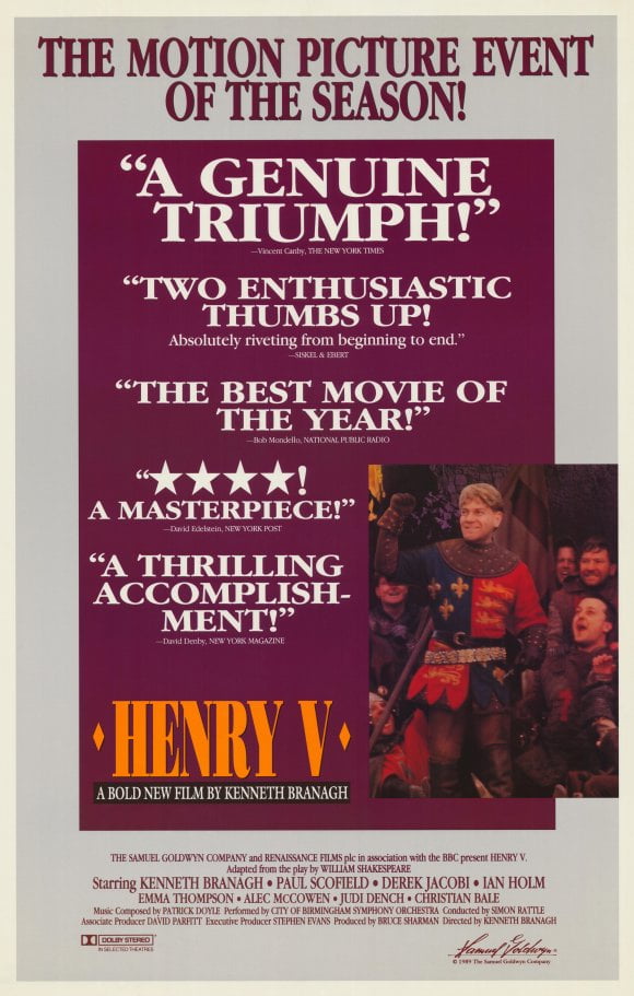 Henry V Movie Poster