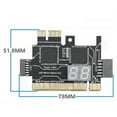 2x Analyzer Lpc Debug Card Pci Pci E Post Test Kit Motherboard