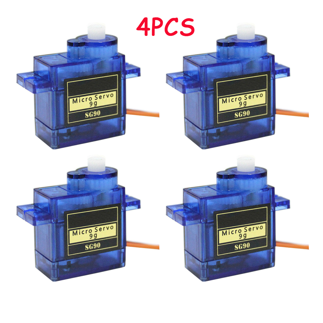 ALLTIMES 4PCS SG90 Micro Servos, for Arduino RC Robot Helicopter ...