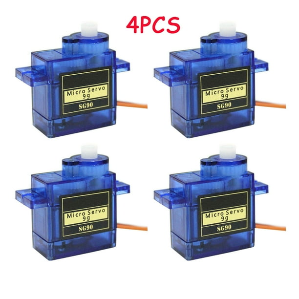 ALLTIMES 4PCS SG90 Micro Servos, for Arduino RC Robot Helicopter ...