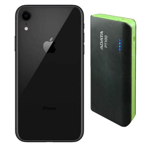 iPhone Xr Seminuevo Desbloqueado 64gb Negro + Power Bank 10,000mah ...