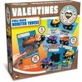 JOYFY 16 Pack Valentines Day Pull Back Monster Truck Toys with Gift ...