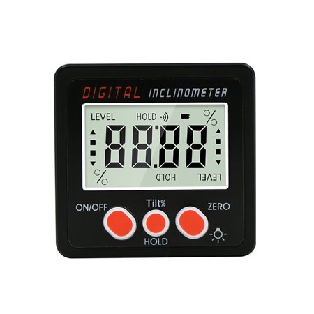 Digital Inclinometer Digital Protractor LCD Backlight IP54 Waterproof ...