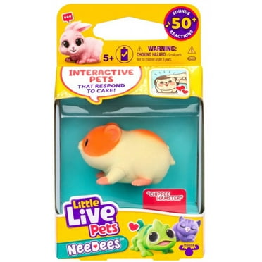 Little Live Pets NeeDees Nibblee Chipmunk Wearable Interactive Figure ...