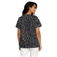 Binienty Black Leopard Print Pattern Medical Uniform for Women ...