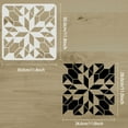 1pc Barn Quilt Stencil 30x30cm Reusable Kaleidoscope Quilt Block ...