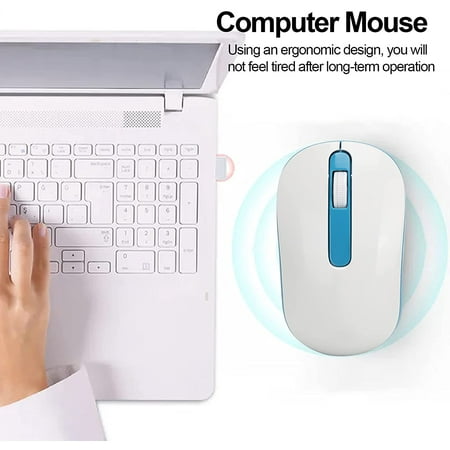 Wireless Smart Slim Mouse, 2.4Ghz Wireless Mouse Smart Wireless Mouse ...