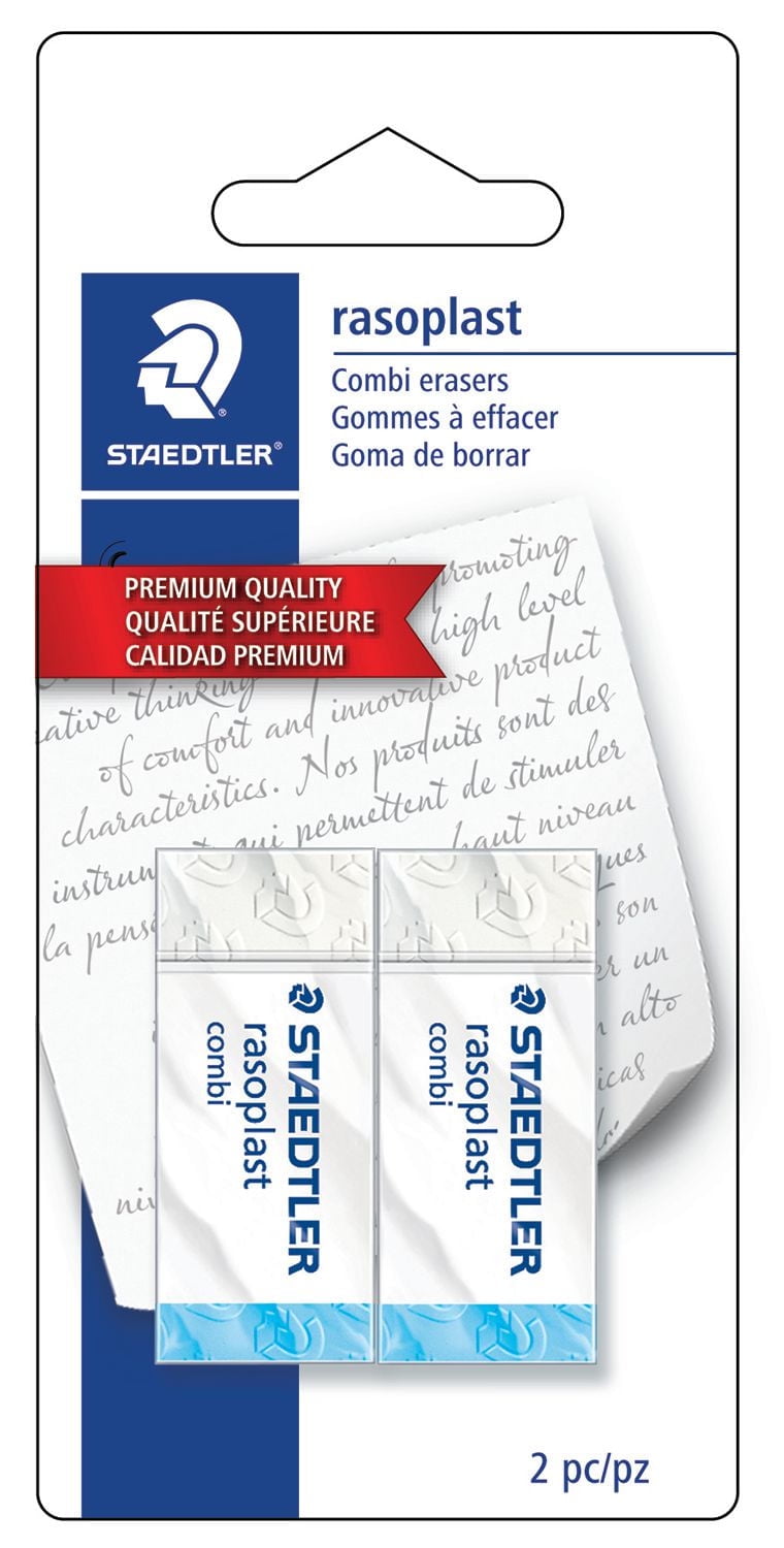 Staedtler Rasoplast Combi Eraser, 2 pieces - Walmart.ca