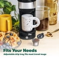 Compact Single Serve Coffee Maker - Brews and Ground Coffee, 6-14oz ...