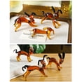 AOOOWER Cute Glass Dog Figurine Handcrafted Home Decors Perfect For ...