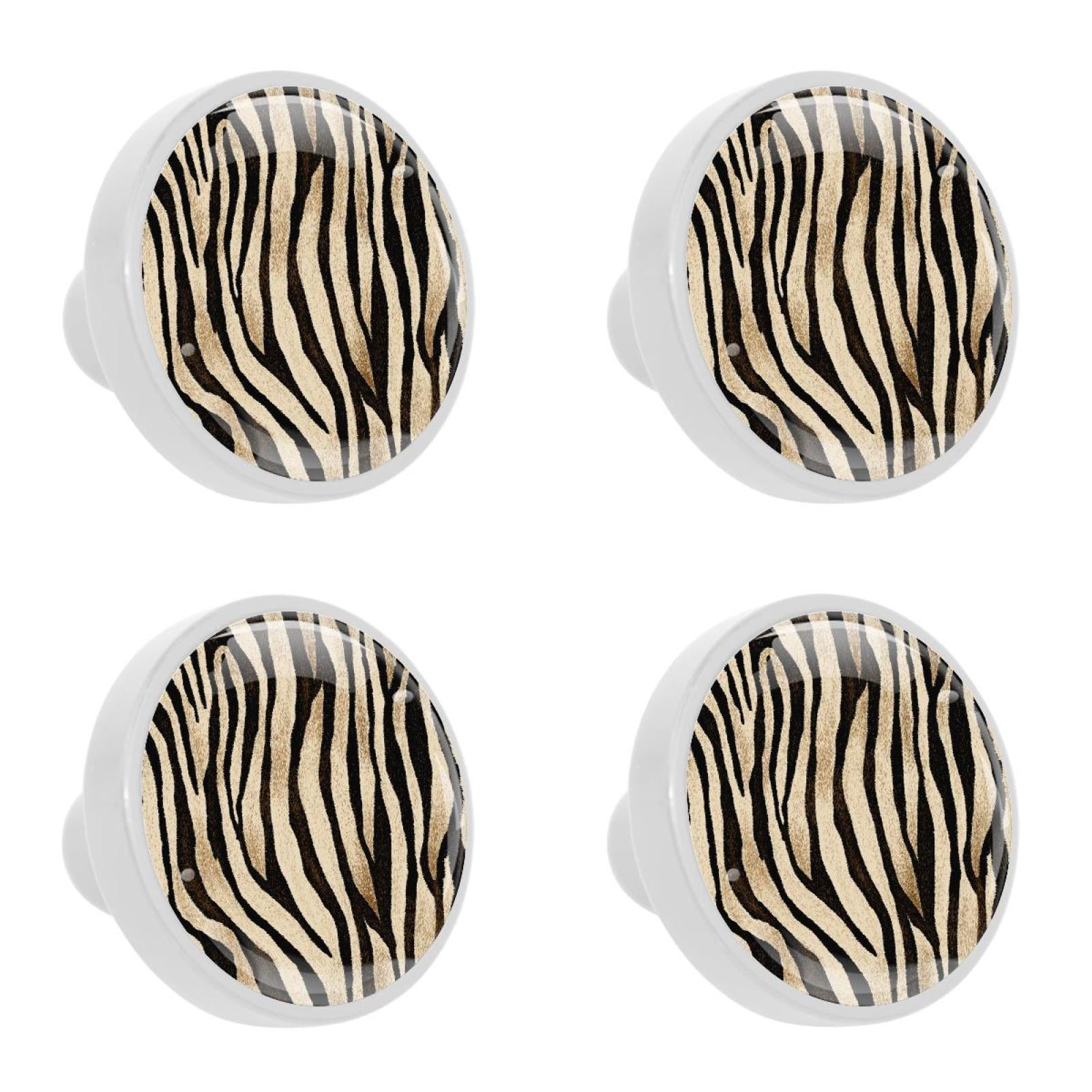 4 Pcs Tiger Skin Texture Knobs for Kitchen Cabinet Cupboard Dresser ...