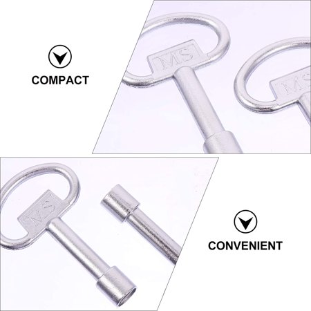 Electrical Cabinet Key 5mm Hole Zinc Alloy Water Meter Box Safety Key ...