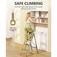 4 Step Ladder, Ladders for Home, Anti-Slip Pedals, Aluminum Step Stool ...