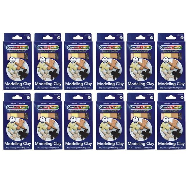 Modeling Clay, 4 Multi-Cultural Assortment, 1 lb/4 Sticks | Bundle of 5 ...