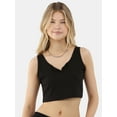 No Boundaries Cropped Notch Neck Tank Top, 2-Pack, Women’s - Walmart.com