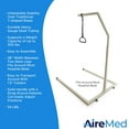 AireMed Bed Mobility Trapeze Bar with 38” Wide U-Base for Stability ...