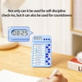 Daily Routines Chart for Kids Time Management Board 7.5x12.5cm Plastic ...