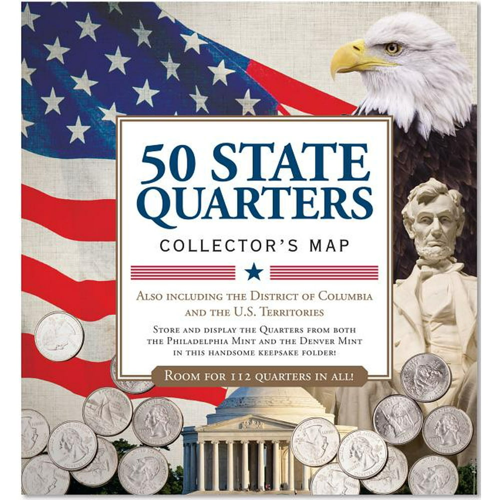 50 State Quarters Map (Other) - Walmart.com - Walmart.com