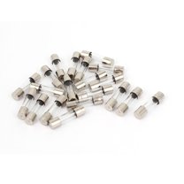 30 Pcs 250V 5A F5AL Quick Fast Blow Type Glass Tube Fuses 5mm x 20mm ...