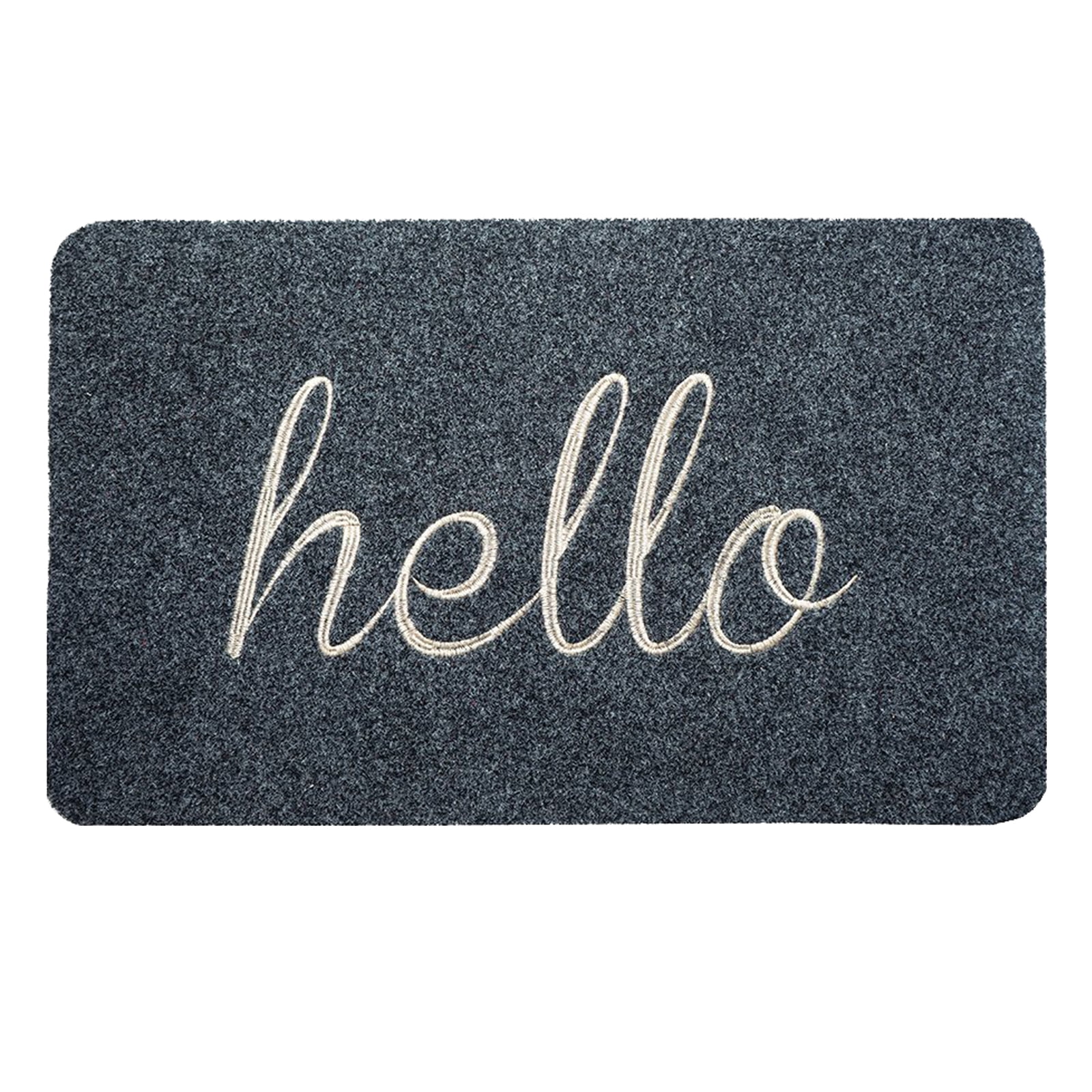 Door Mat, Welcome Hello Mat Front Floor Doormat Entry Rug for Outdoor ...
