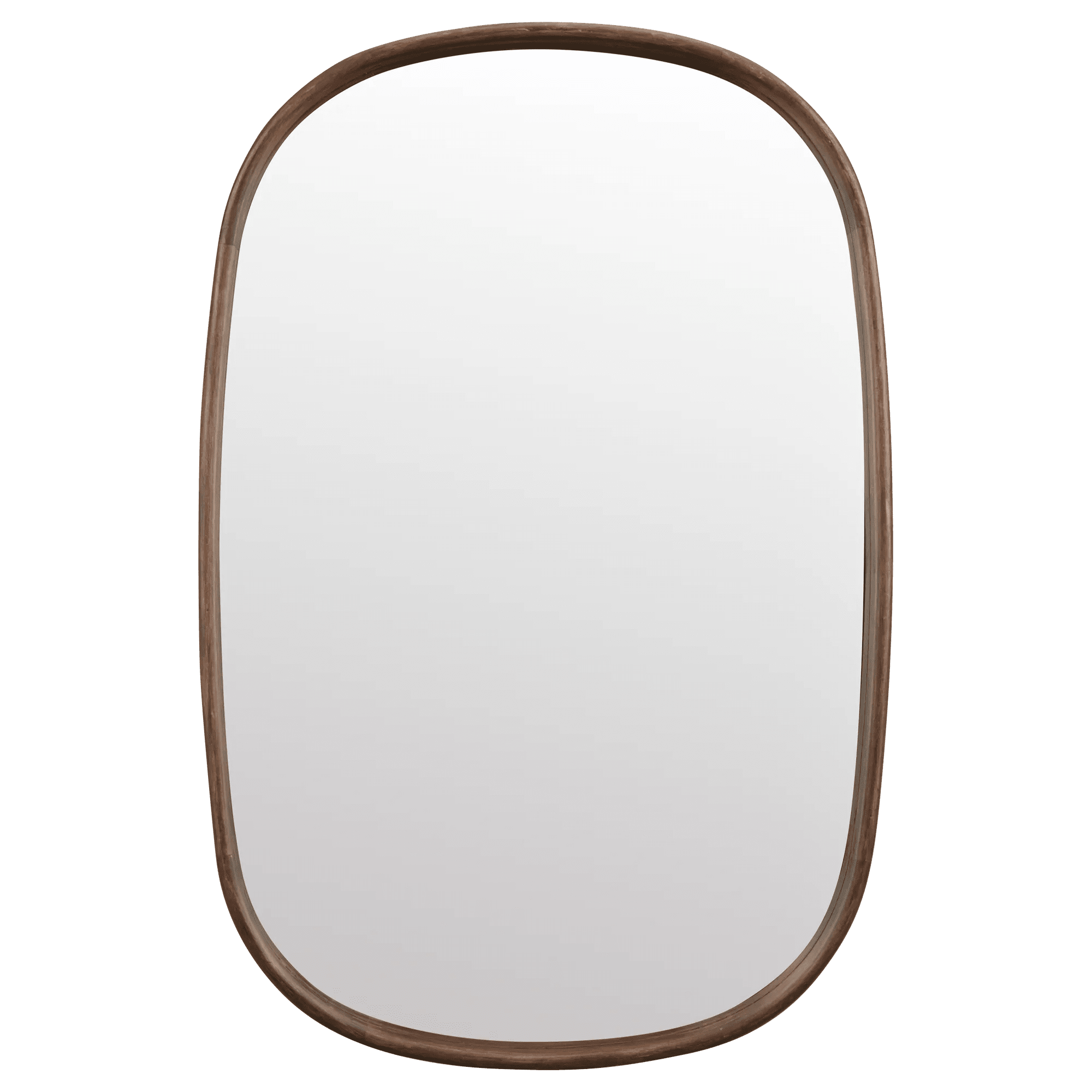 Click here for Bouclair Oval Walnut Mirror 20 X 30 In (50.8 X 76.... prices