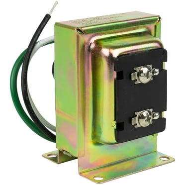Heath Zenith Wired Doorbell Chime Transformer, Metal, Lock-Nut Type ...