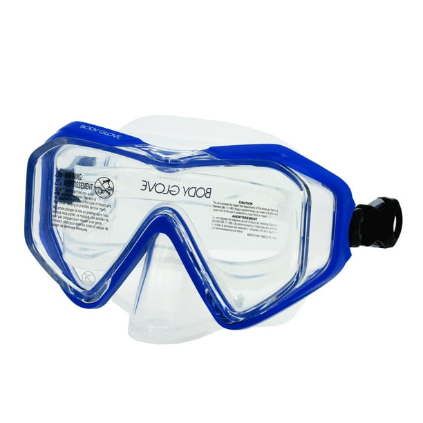 Body Glove Odyssey Adult Swimming Diving Snorkel Purge Mask, Blue ...