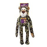 Multipet Swingin' Safari Plush Squeaky Leopard Dog Toy - Walmart.com