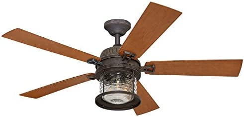 Buy Allen + Roth Stonecroft 52-in Rust IndoorOutdoor Downrod Or Close ...