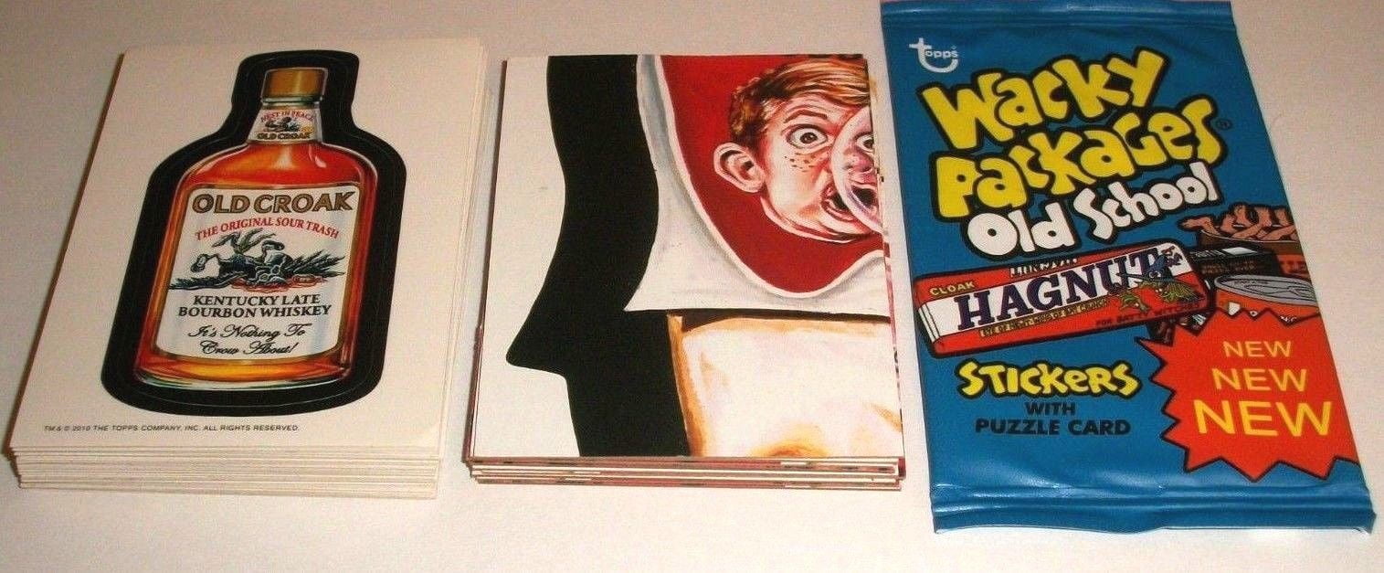 2011 Wacky Packages old School Series 2 Complete Sticker & Puzzle Sets ...