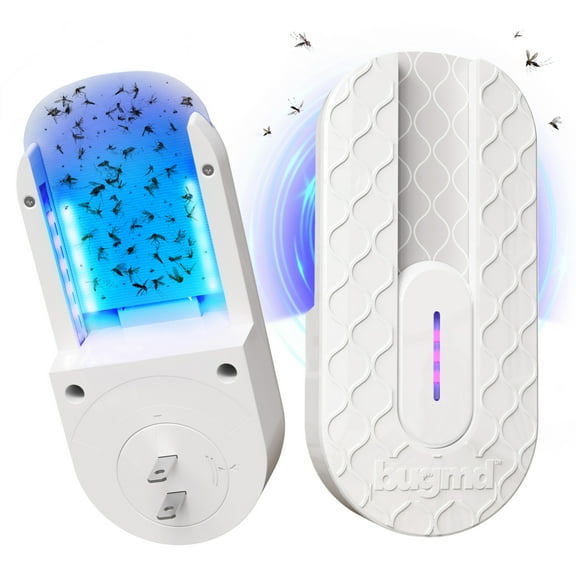 bugmd Fly Trap Indoor, UV Light Gnat and Fruit Fly Eliminator, Sticky ...