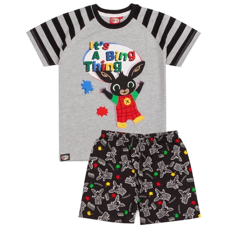 CBeebies Bing Pyjamas For Boys | Boys Grey Bunny Character PJS ...