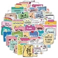200Pcs Note Shaped Colorful Affirmation Stickers, Waterproof Sticker ...