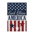 250th Birthday 4th of July Garden Flag, Patriotic American Banner, Red ...