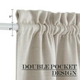 NICETOWN Sidelight Curtains for Front Door 72 inches Long, Faux Linen ...