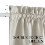 NICETOWN Sidelight Curtains for Front Door 72 inches Long, Faux Linen ...