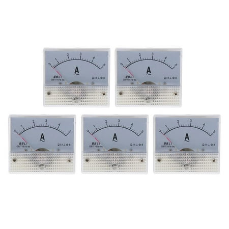 5pcs Accurate 85L1 AC Analog Panel Ammeter Gauge Ampere Current Meter 0-5A | Walmart Canada