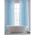 Blue Gradient Sheer Curtains 96 inches Long, Ombre Light Filtering ...
