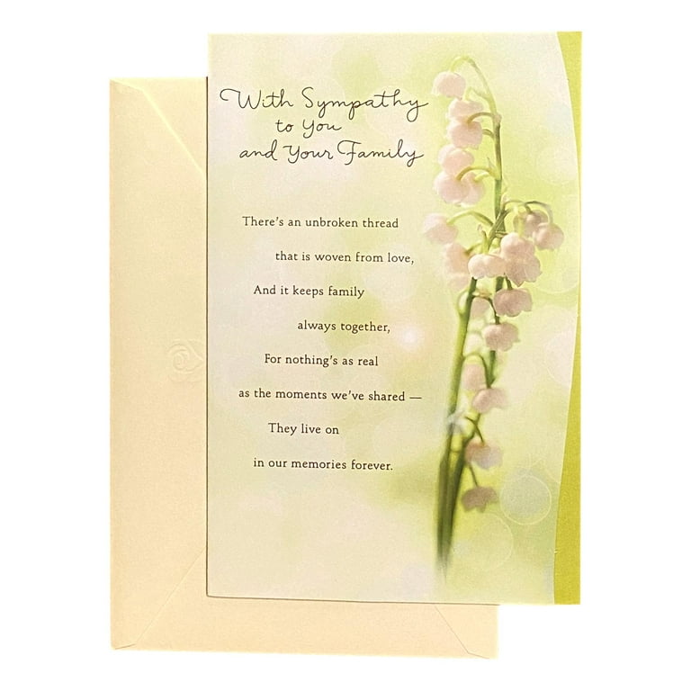 Hallmark Mahogany Religious Sympathy Greeting Card (They, 51% OFF