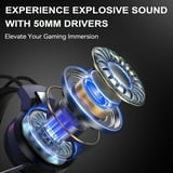 Voistek V9 Over-Ear Gaming Headset with Microphone, Surround Sound ...