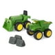 John Deere Sandbox Vehicle 2pk Loader Tractor and Dump Truck with ...