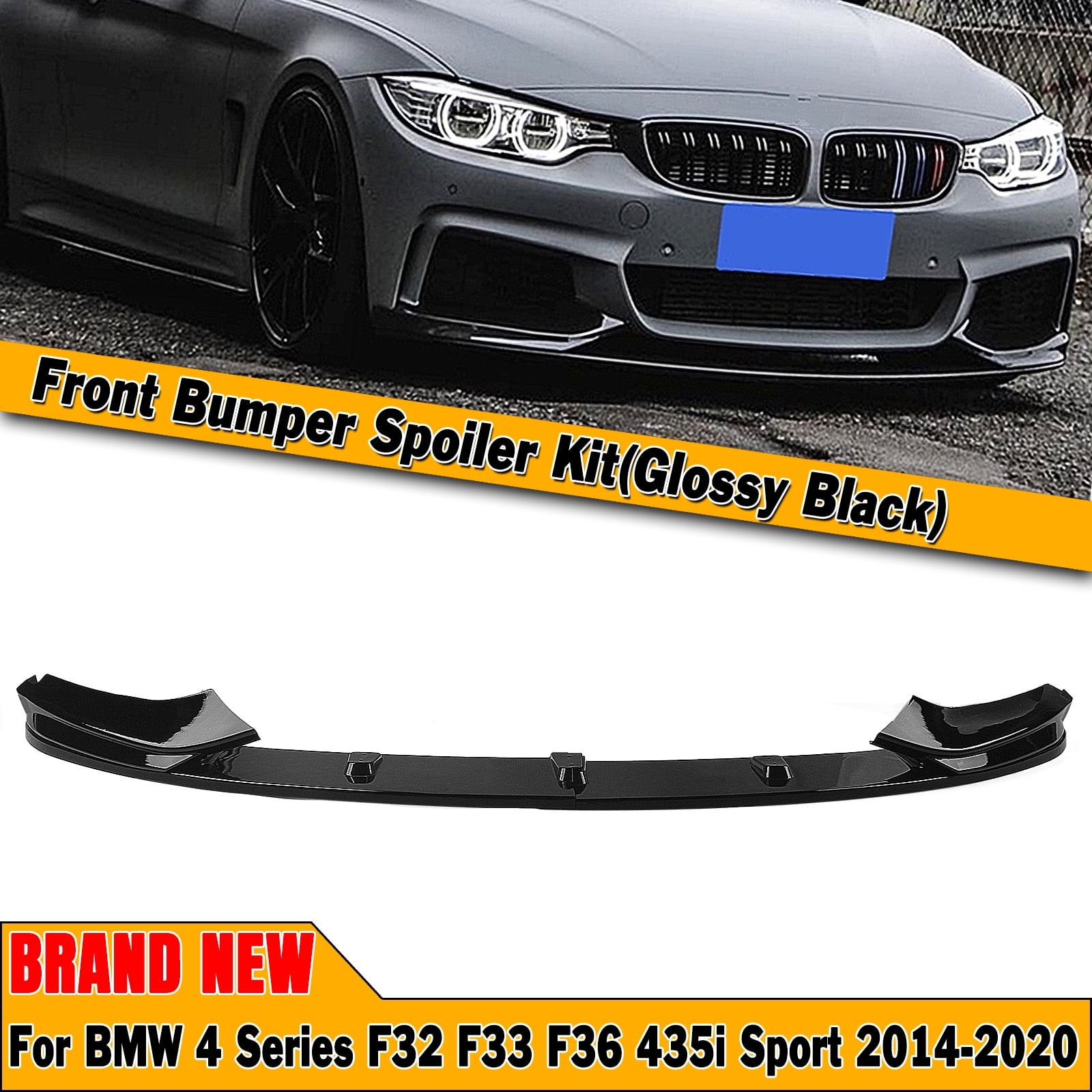 Front Bumper Spoiler Lip For 2014-2020 BMW F32 F33 F36 4 Series M Sport ...