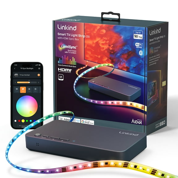 Fancy Sync Box RGBIC LED TV Backlight for Syncing Ambient Lighting ...