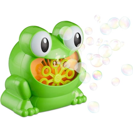 SINMI Bubble machine 12 cm Frog bubble machine soap bubble cannon child ...