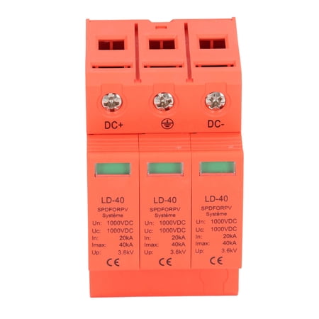 DC Voltage Surge Arrester, PC Shell Stable Performance Voltage Surge ...