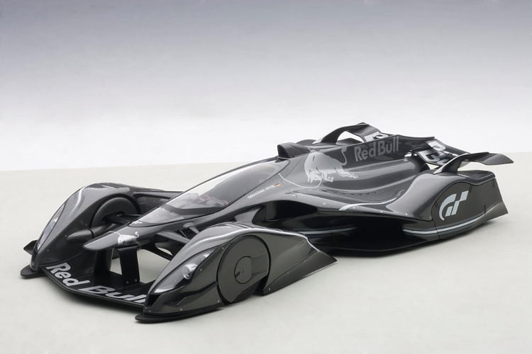 Red Bull X2014 Fan Car in Dark Silver Metallic in 1:18 Scale by AUTOart ...