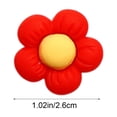 Dxssxc Red Small Flower Refrigerator Magnets, Cute Resin Fridge Magnets ...